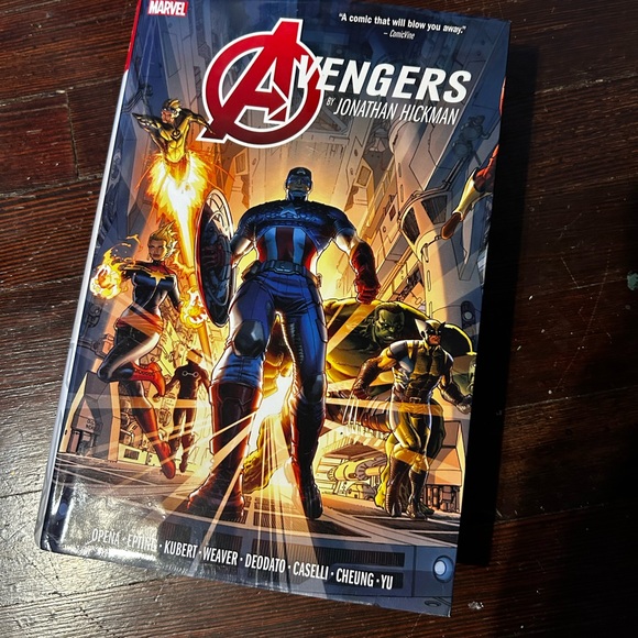 Marvel | Other | Marvel Avengers Comic Book With Red And Blue Cover ...